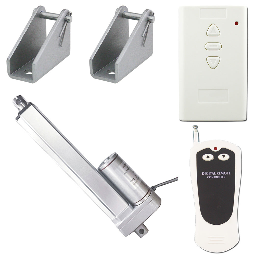 DC 12V 24V Electric Linear Actuator with Remote Control Switch Kit ...