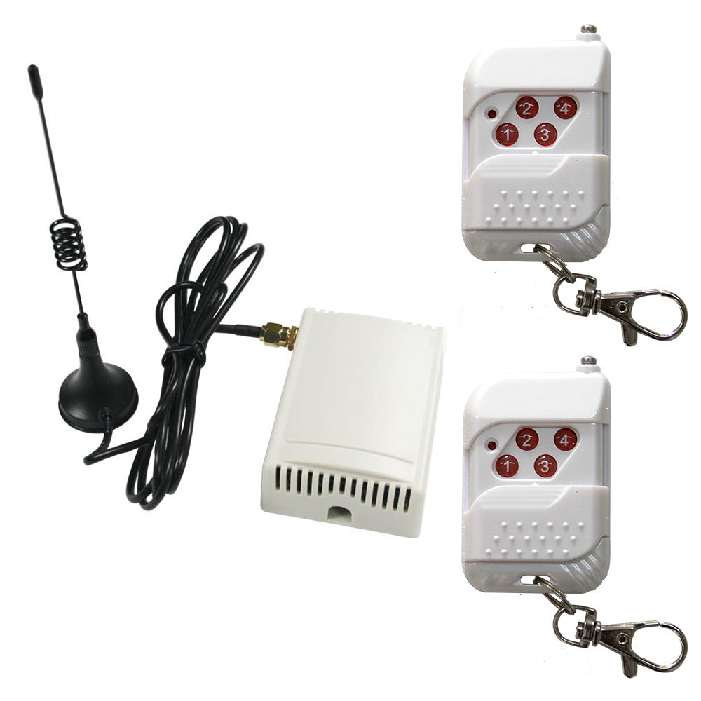 DC Wireless RF Remote Control Switch Kits 4 Way Dry Relay Output ...