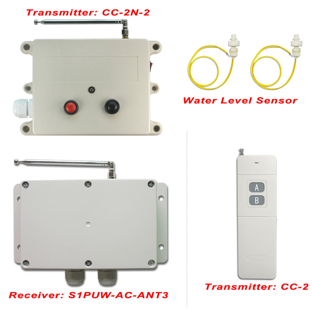 Long Range Wireless Automatic Remote Control Water Tank Water Level ...