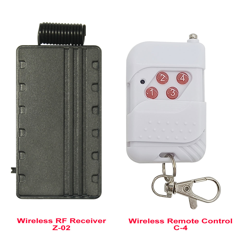 Mini Wireless Remote Control Vibrator Reminder 1~4 Times Vibrations ...