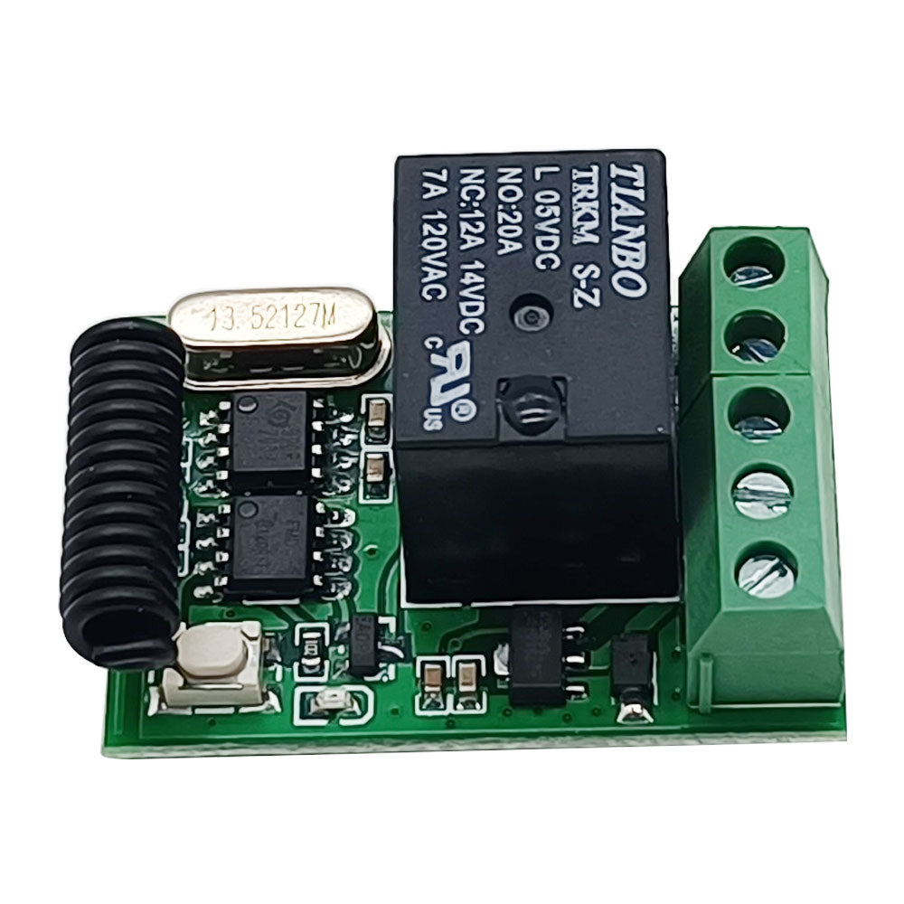 Small Size 1 Way DC 5~12V Wireless RF Switch Radio Receiver – Remote ...