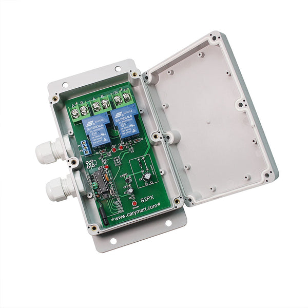 High Power 30A Wireless Switch Receiver 2 Way DC Input Output – Remote ...