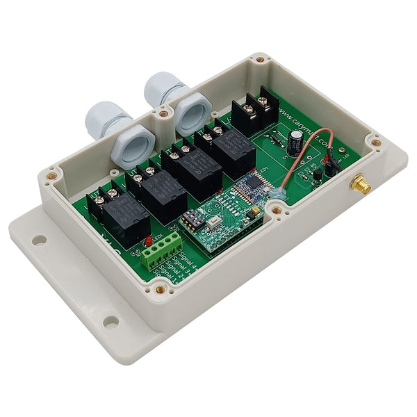 5km Wireless Switch RF Receiver With 4 Channel DC Power Input Output – Remote Control Switches ...