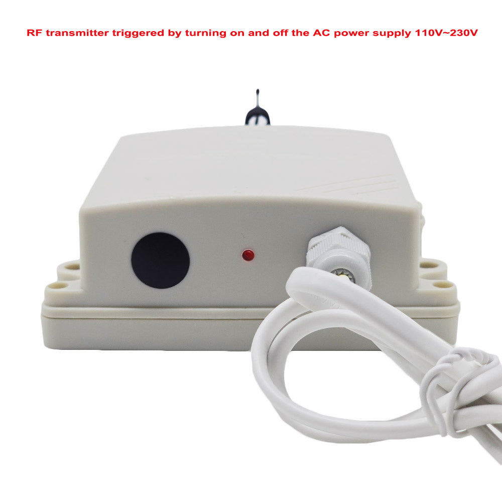 AC Wireless RF Remote Control Receiver Kit 110~230V ON OFF Triggered ...