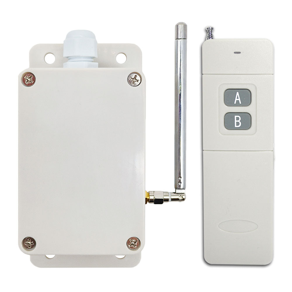 2 Km 30A Wireless Remote Control Receiver Kit 1 Way AC Input Output ...