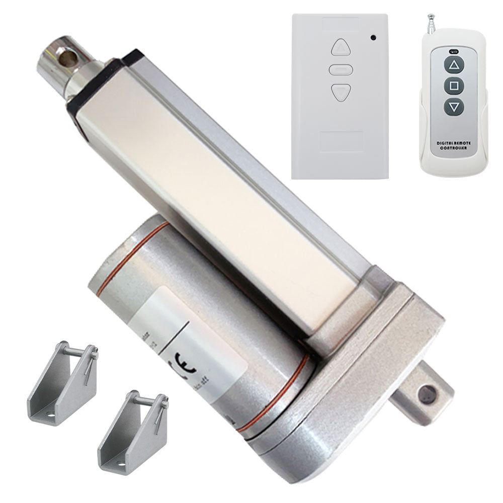 DC Electric Linear Actuator 450 lbs Stroke 4 Inch with Remote – Remote ...