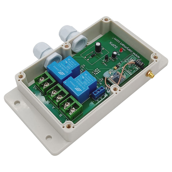 Long Range 5km 2 Way Wireless RF Switch DC Power 12V 24V Input Output – Remote Control Switches ...