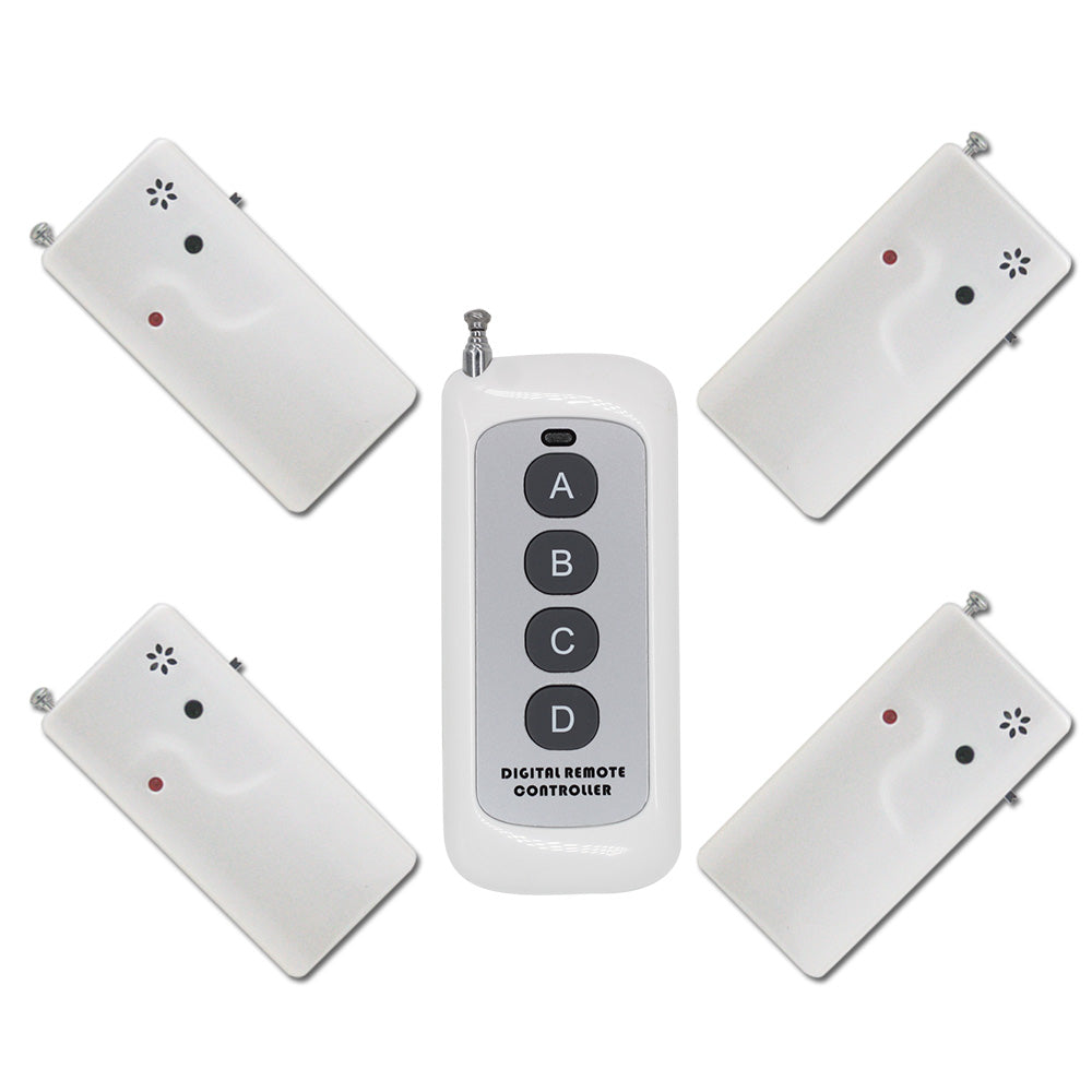 Four DC 3V Wireless Reminders and a RF Remote Control – Remote Control ...