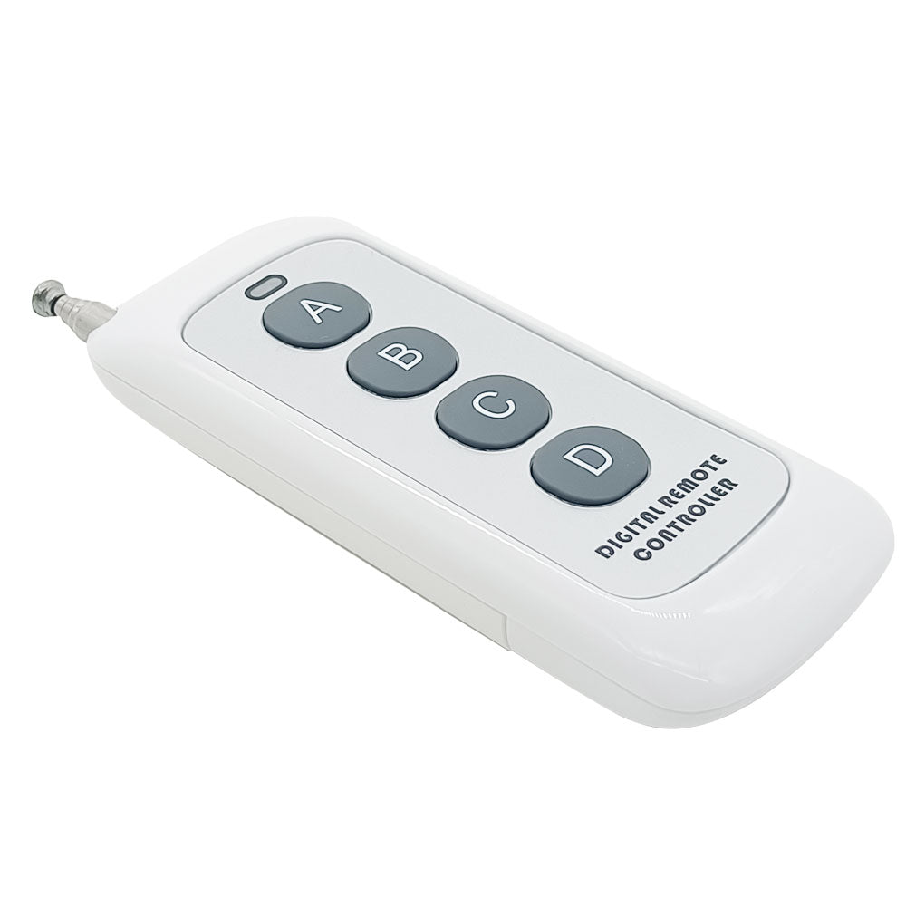 500 Meters 4 Buttons Wireless RF Remote Control Radio Transmitter ...