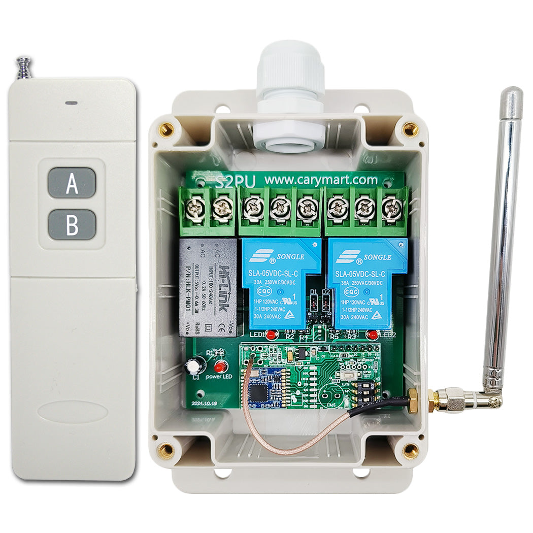 LORA Long Distance 5 km AC120V 220V Wireless Remote Control Switch Kit ...