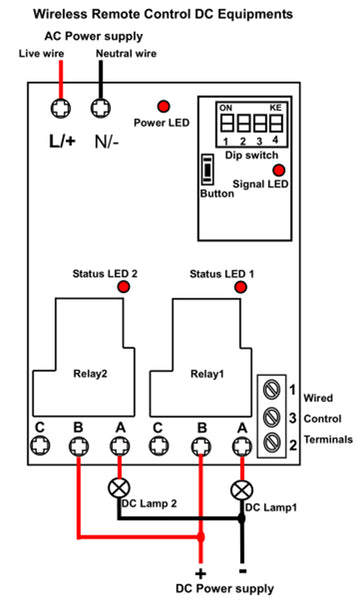 Long Range 5km DC12V High Power Wireless Switch or RF Receiver – Remote Control Switches Online ...