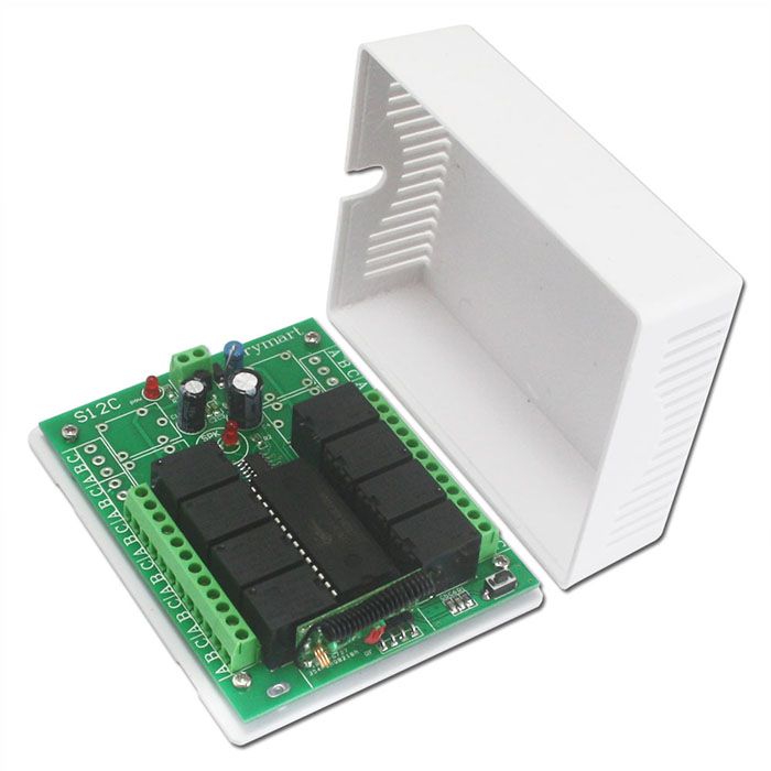 DC Power Wireless Switch or Radio Receiver with 8 Channel Relay Output ...