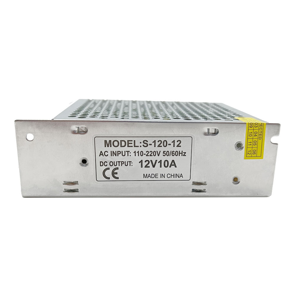 DC 12V 10A Universal Regulate and Adjustable Switching Power Supply ...