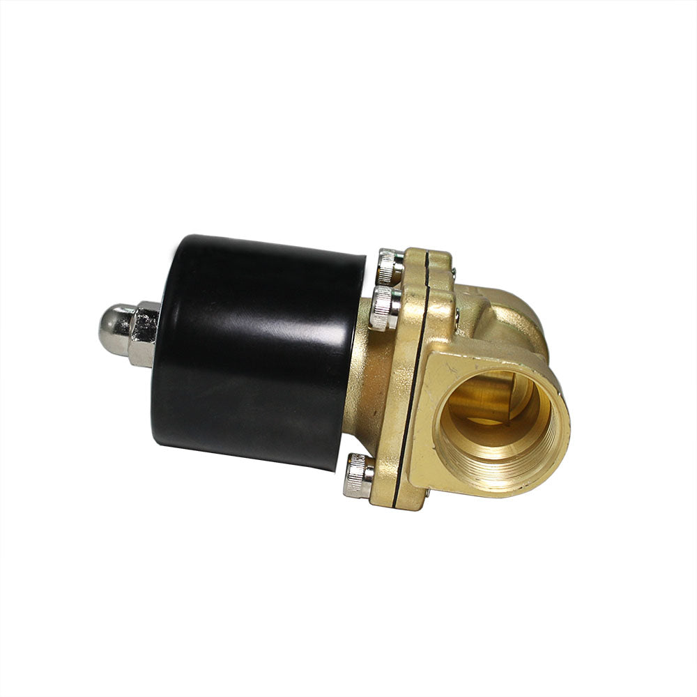 3/4" Inch 2 Way Electric Brass Solenoid Valve DC 12V 24V AC 110V 220V ...