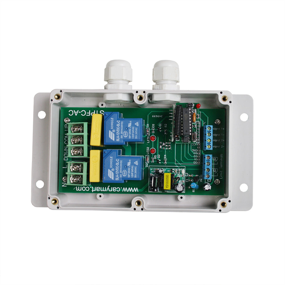 1-CH 30A Wireless RF Switch Receiver For AC 120V 220V Electric Motor ...